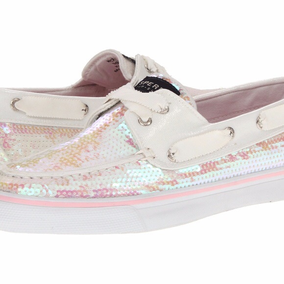 Sperry | Shoes | Sparkle Sperrys Whitepink | Poshmark